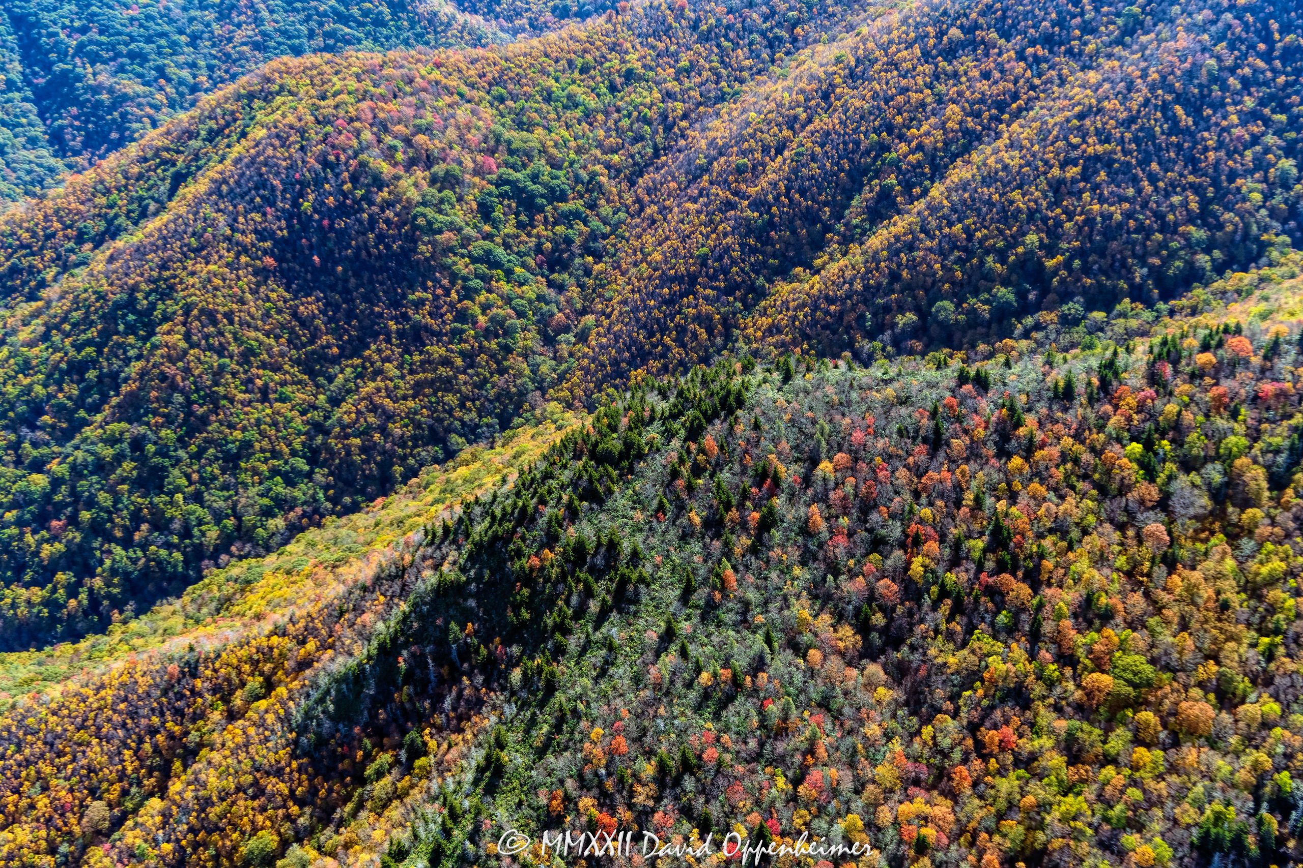 Aerial Photography of the Blue Ridge Parkway and Blue Ridge Mountains ...