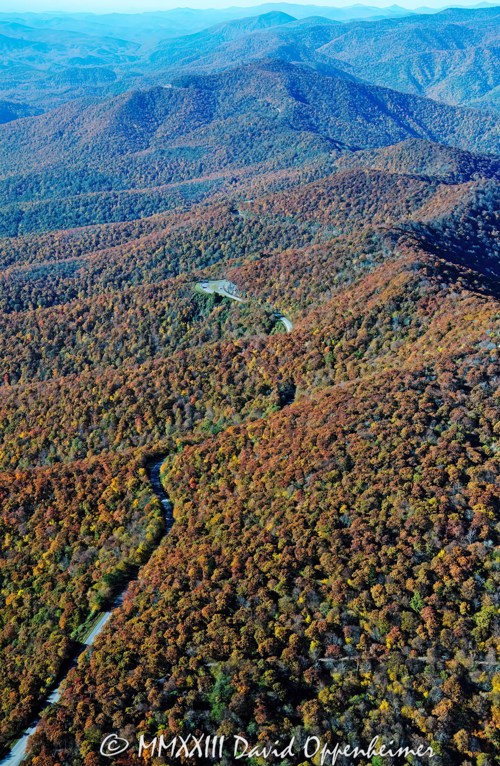 Blue Ridge Parkway And Blue Ridge Mountains Aerial Photographs Of ...