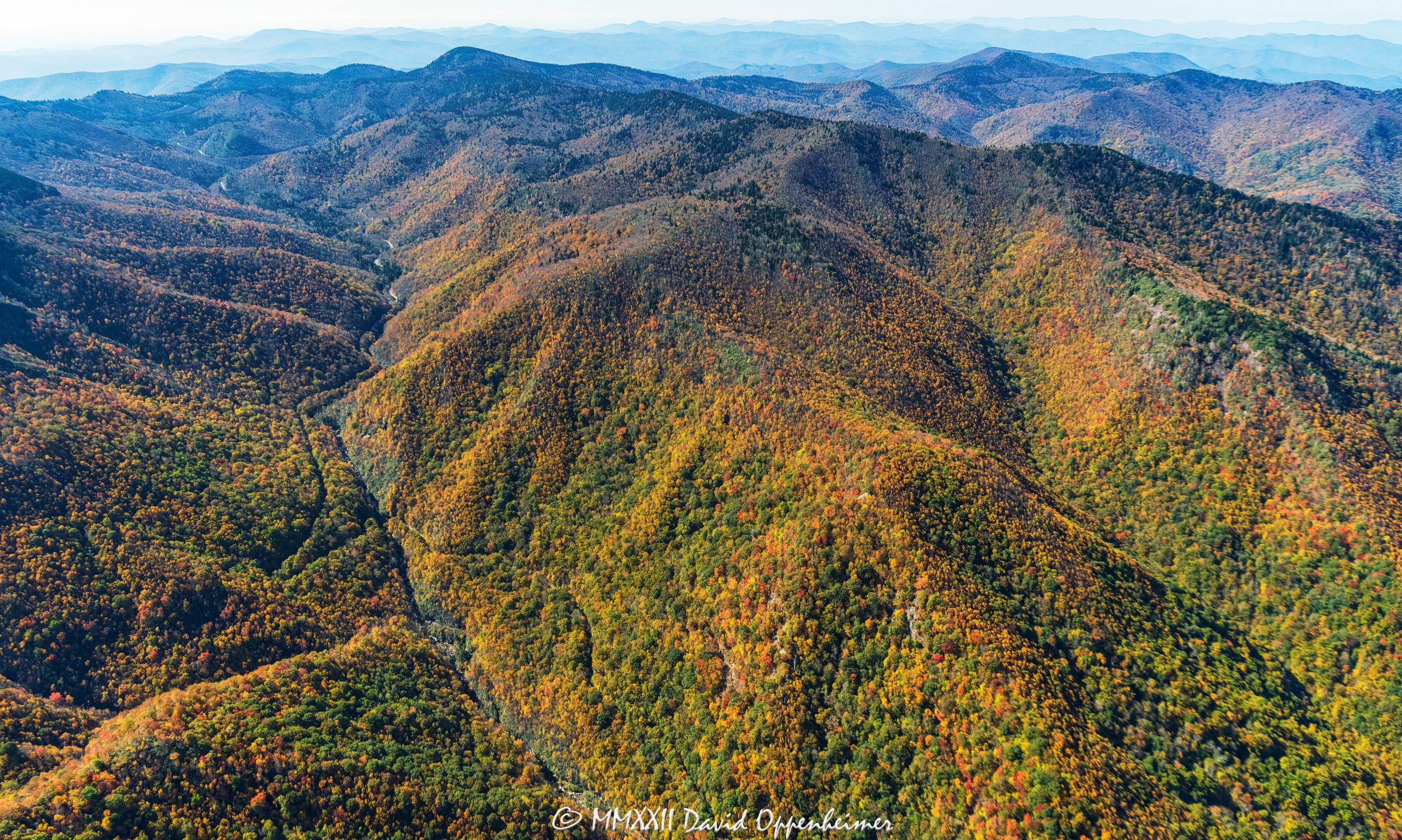 Aerial Photography of the Blue Ridge Parkway and Blue Ridge Mountains ...